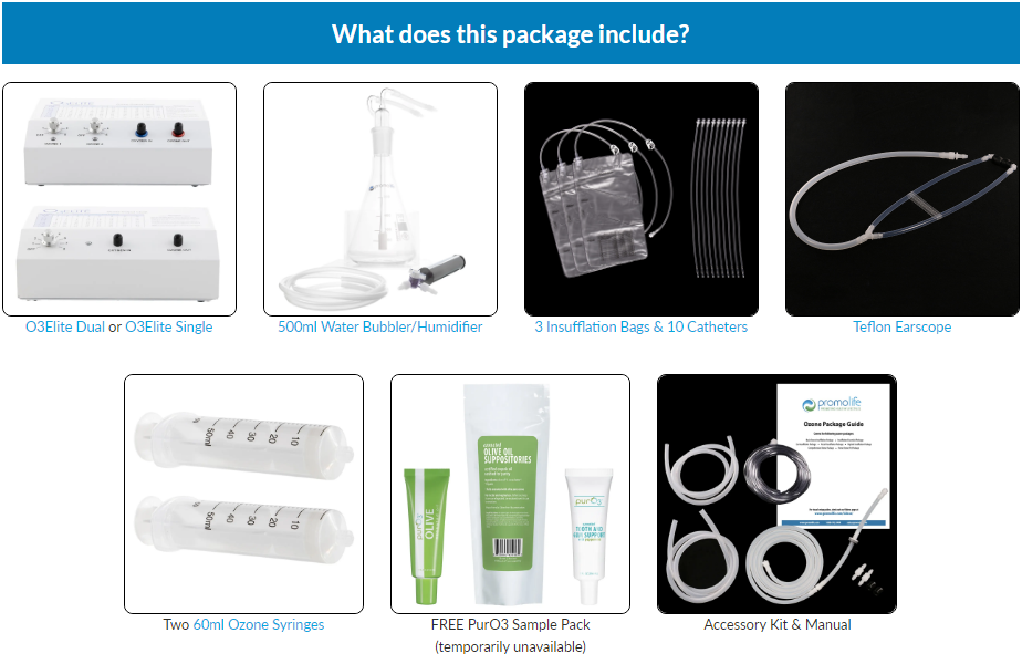Basic Dual Ozone Insufflation Package - GlobalTech PSE